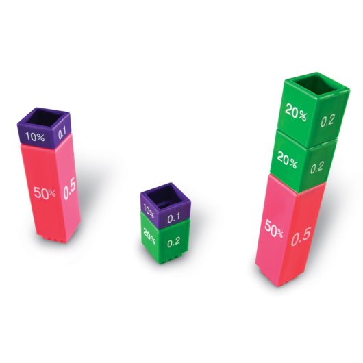 Fraction Tower Equivalency Cubes