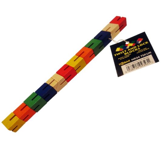 Twist and Lock Blocks Fidget Toy