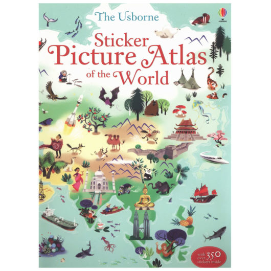 Usborne Sticker Picture Atlas of the World