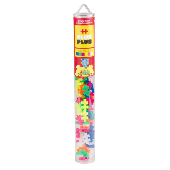 Plus Plus - Neon Mix Tube - Fun Learning