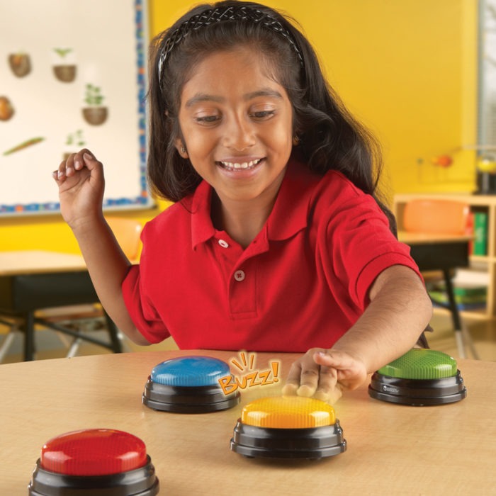 Learning Resources Light & Sound Answer Buzzers - Fun Learning