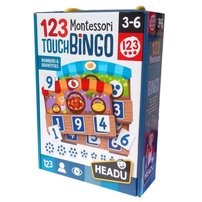 Headu 123 Montessori Touch Bingo - Fun Learning