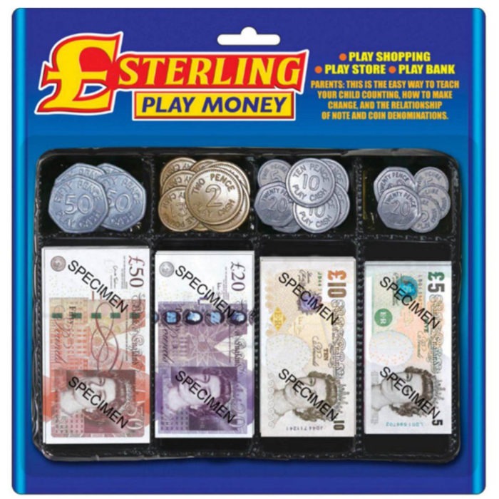 Sterling Play Money - Fun Learning