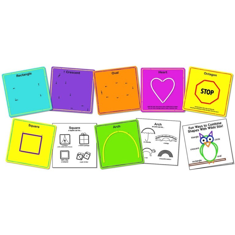 Wikki Stix Basic Shapes Pack - Fun Learning