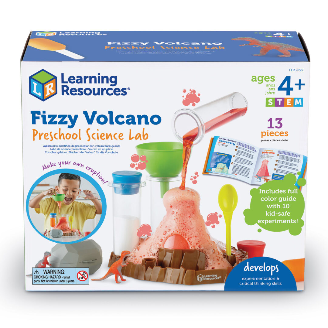 Fizzy Volcano Preschool Science Lab - Fun Learning