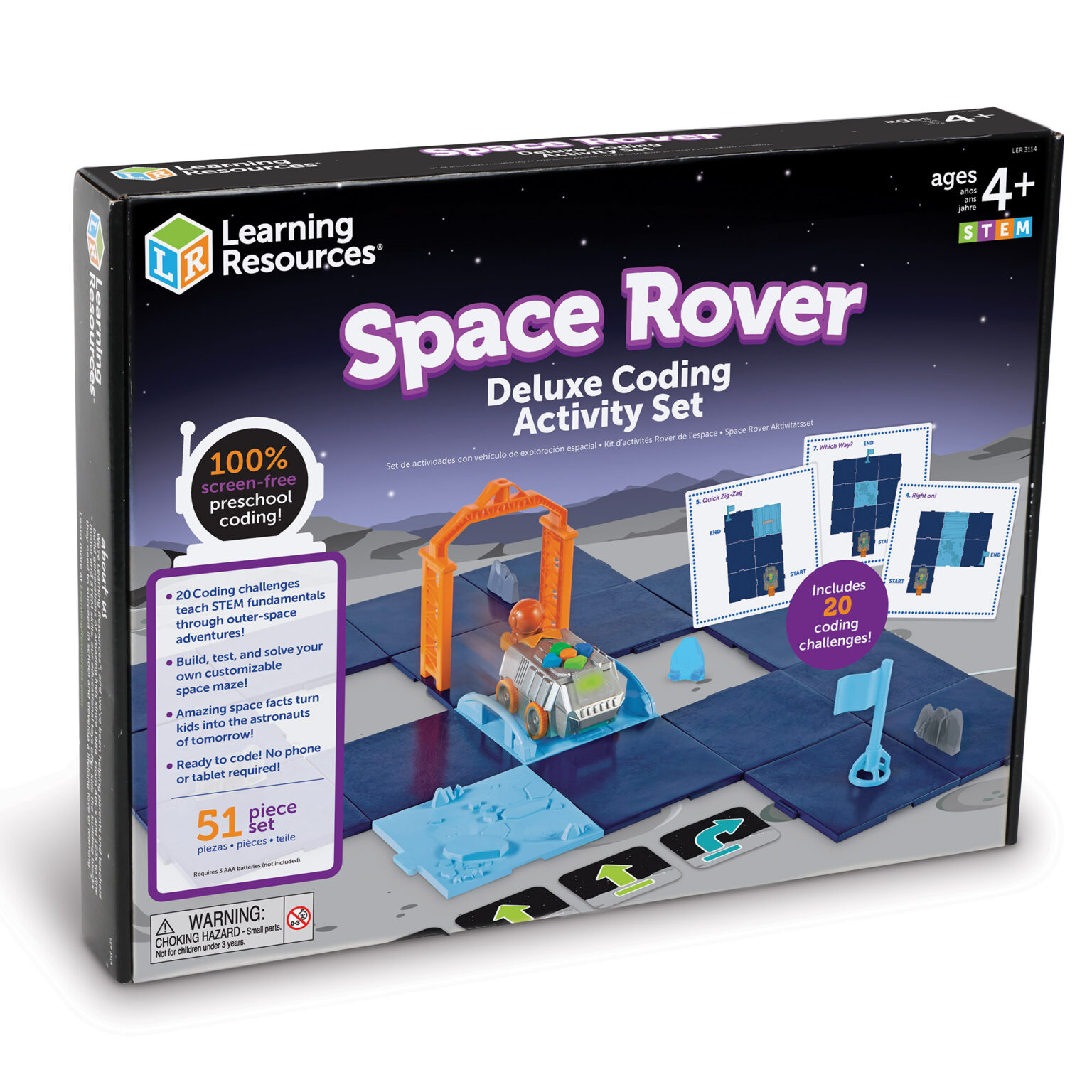 Space Rover Deluxe Coding Activity Set - Fun Learning