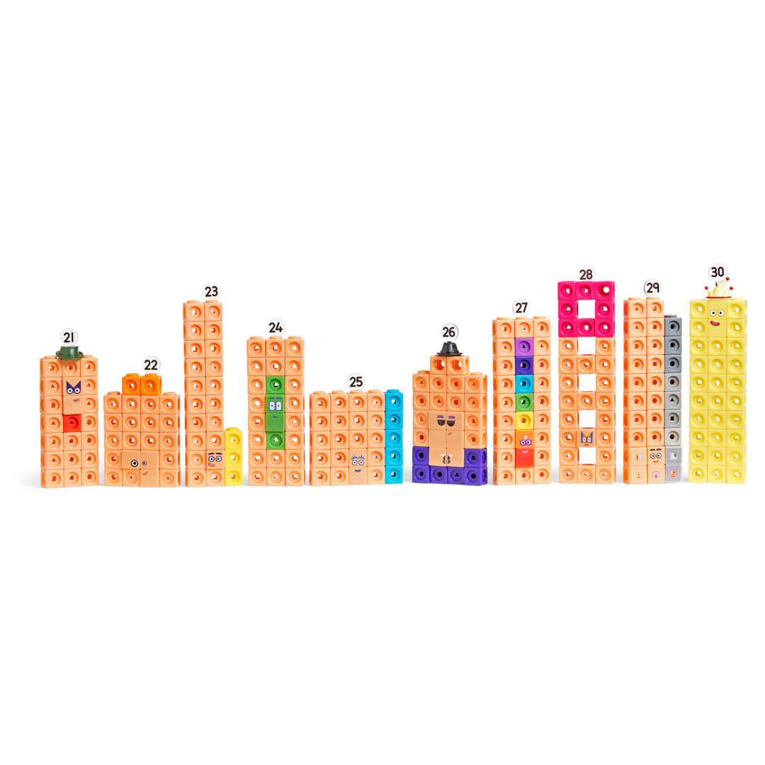 MathLink Cubes NumberBlocks 21 - 30 - Fun Learning MathLink Cubes NumberBlocks 21 - 30 - Fun Learning